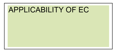 CHECK APPLICABILITY OF EC